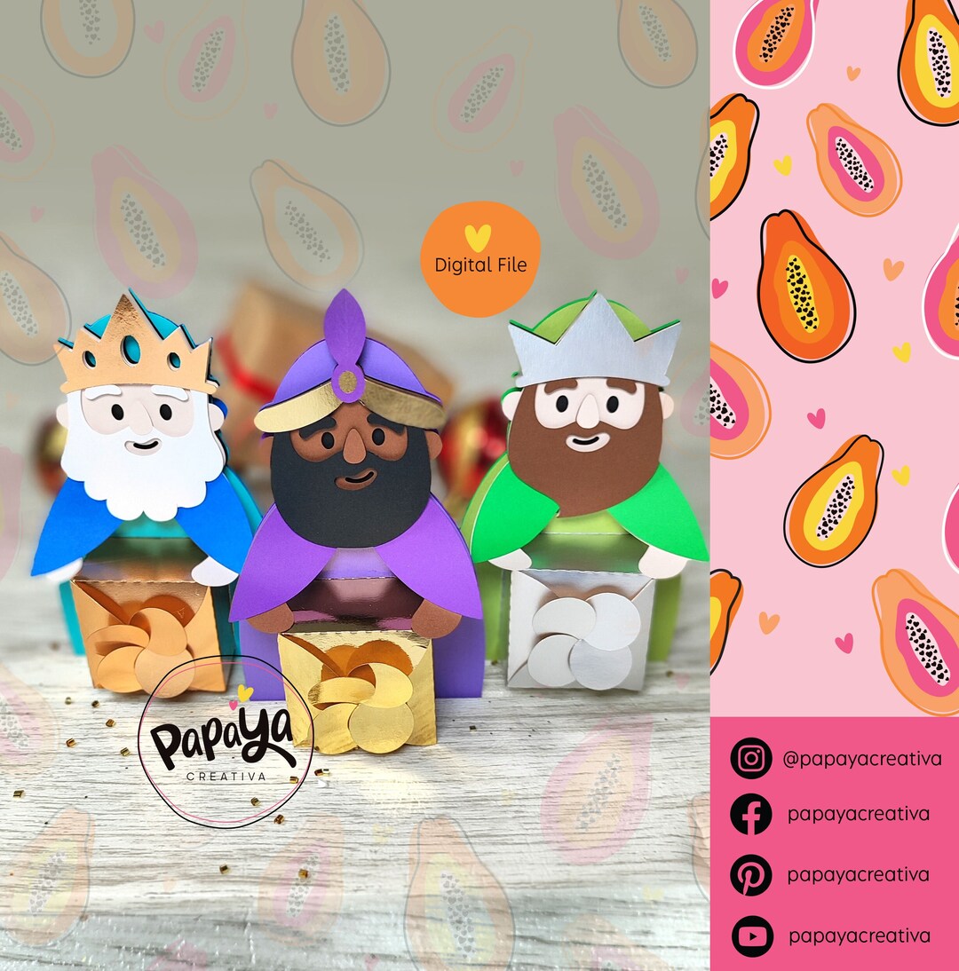 The Three Wise Men DIGITAL FILE Candy Holder - Etsy