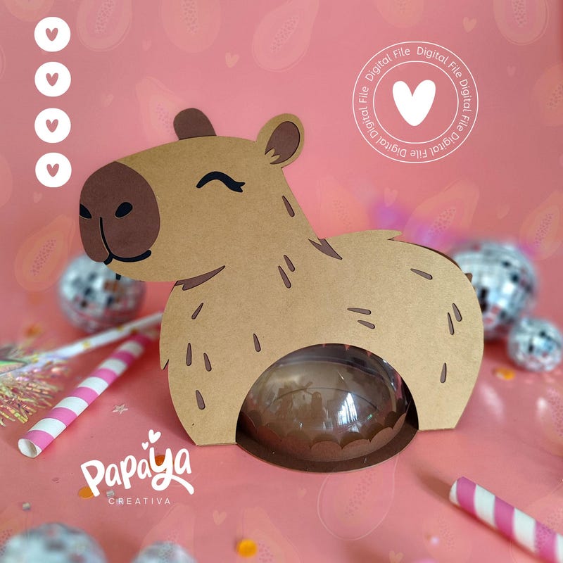 Capybara Valentine Box - Etsy