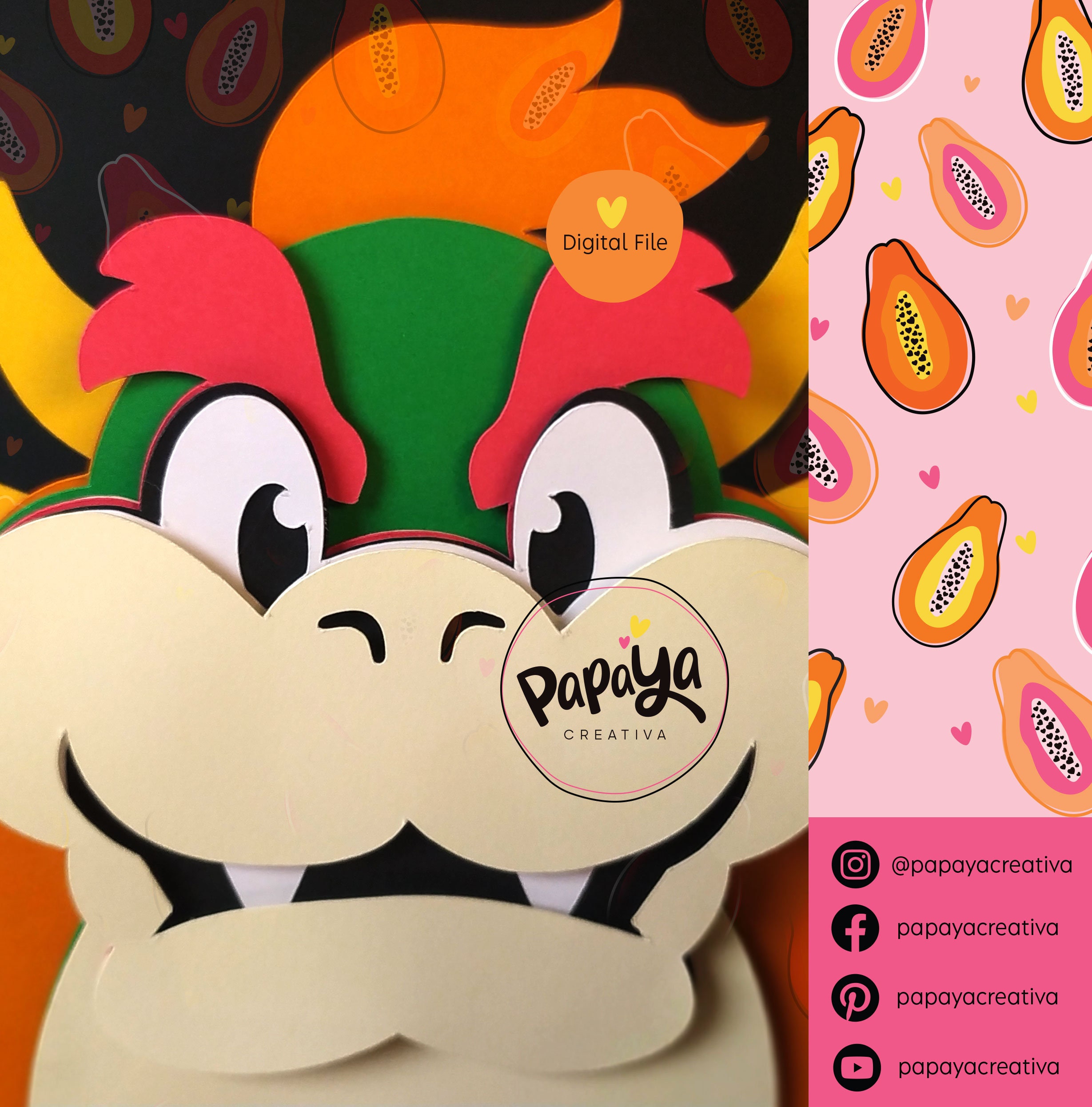 Cut File Bowser Candy Holder /dome Size 8cm / Flower Open and - Etsy UK