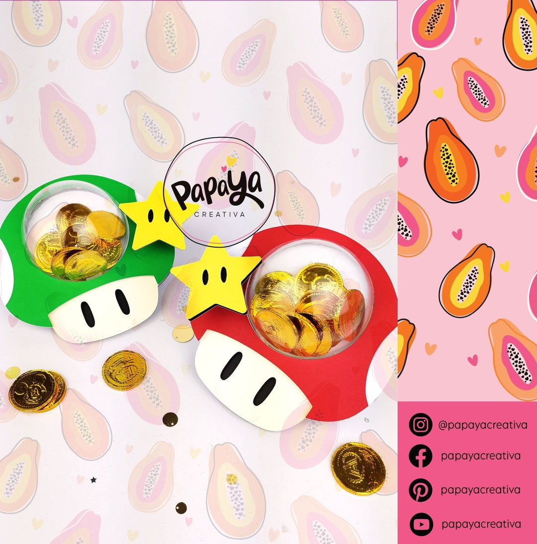 Cut File Toad Super Mario Bros Candy Holder / Dome Size 8cm - Etsy