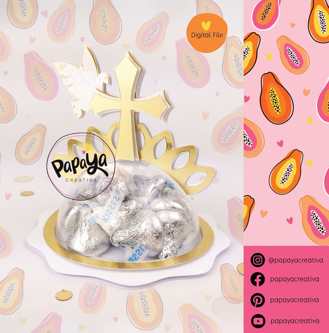 Cut File Religious Candy Holder / Dome Size 8cm - Etsy