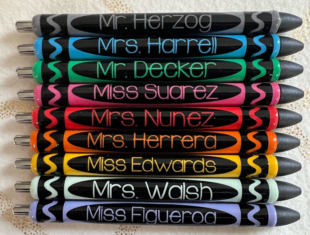 Crayon Pen Writes Black - Etsy