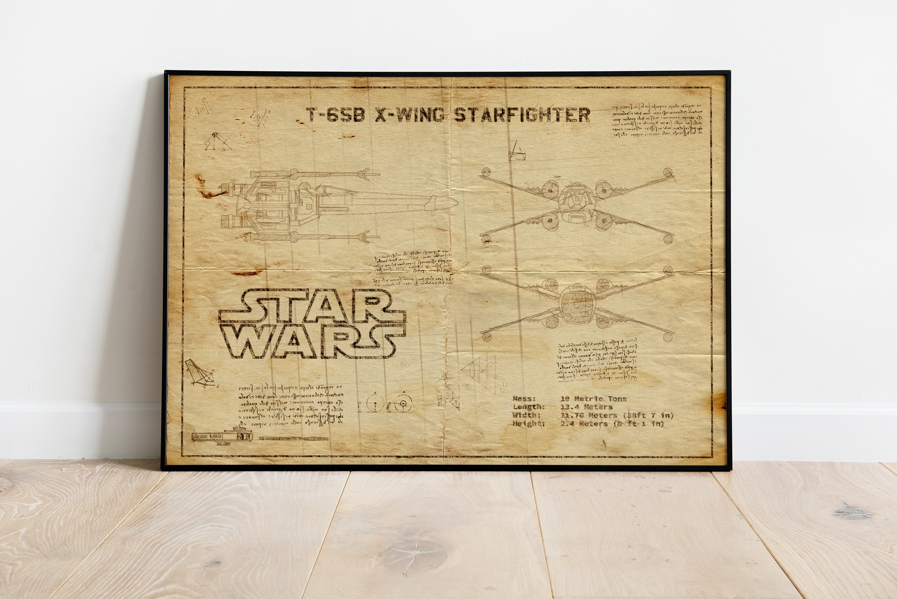 X Wing Poster, X Wing Fighter, Star Wars Prints, Star Wars Art, Gift ...