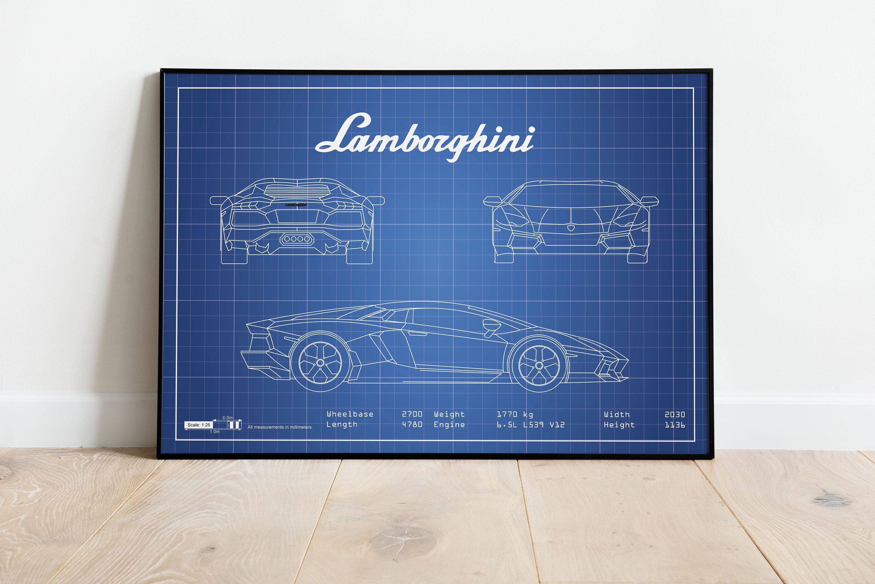 Lamborghini Reventon Blueprint