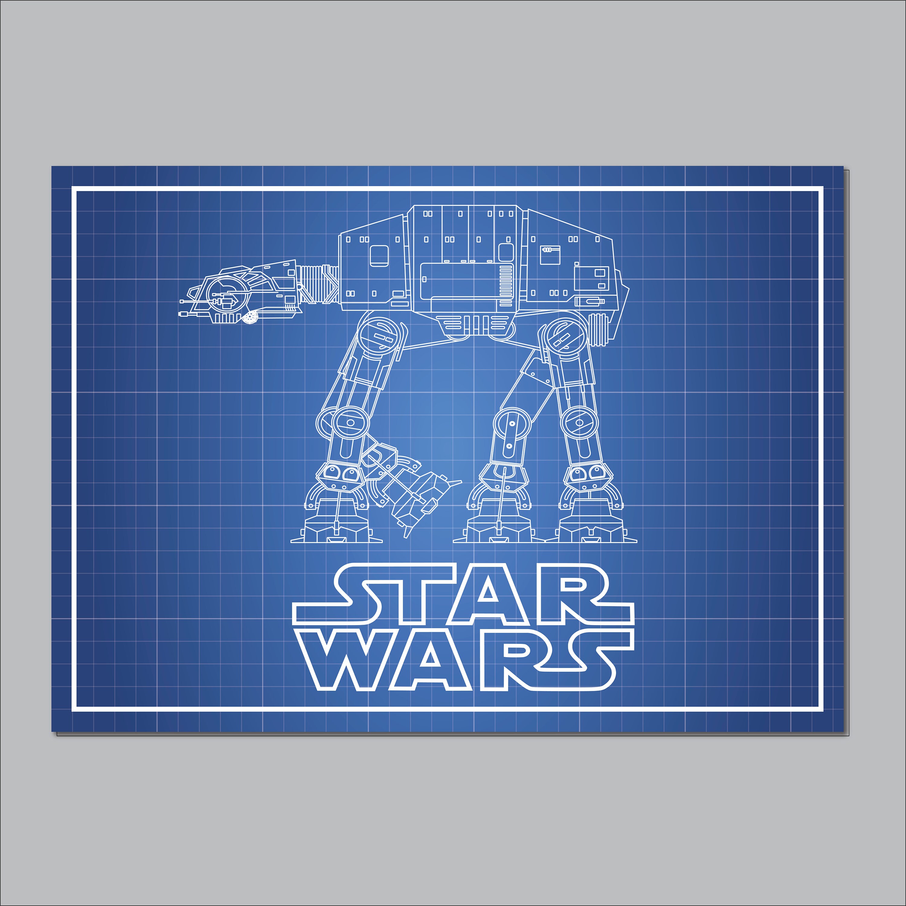 AT-AT Poster, Star Wars Pictures, Star Wars Poster, Mancave Art, Movie ...