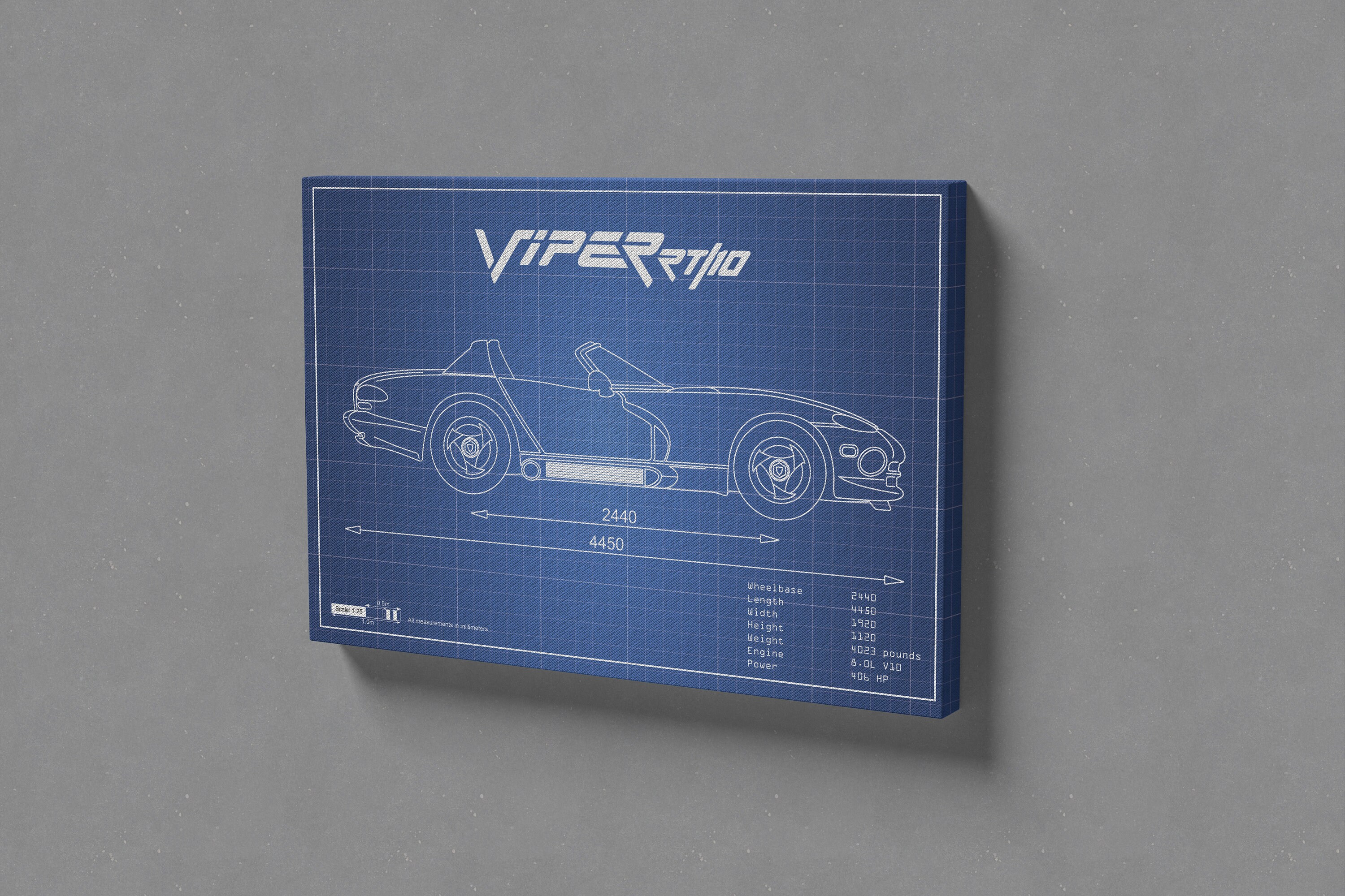 Viper RT/10, Dodge Viper, Mopar, Dodge, Car Blueprints, Car Poster ...