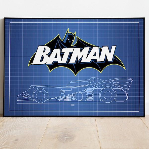 Batmobile Poster - Etsy
