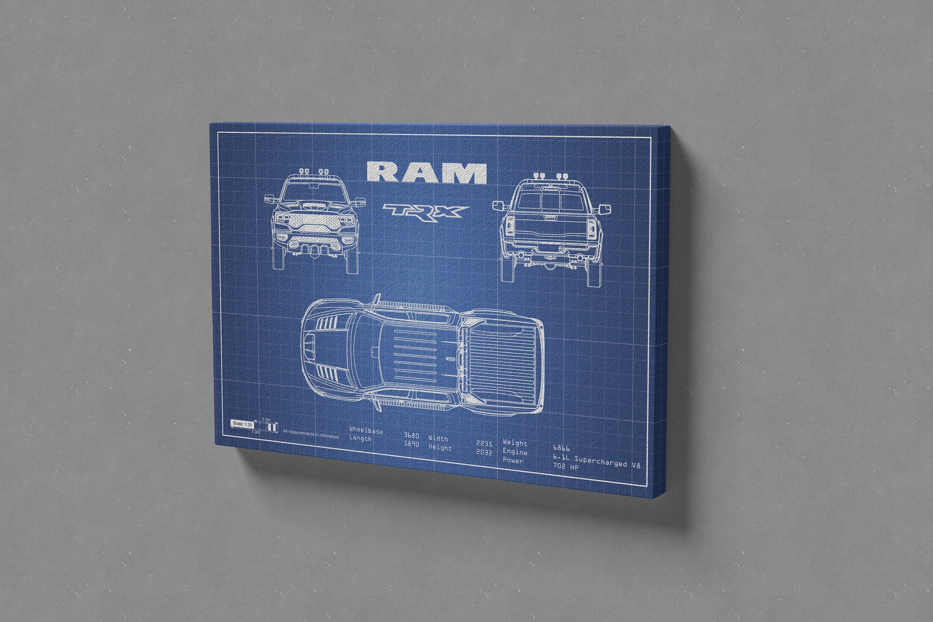 Blueprints of Cars, Dodge Ram TRX, Pictures of Cars, Truck Poster ...