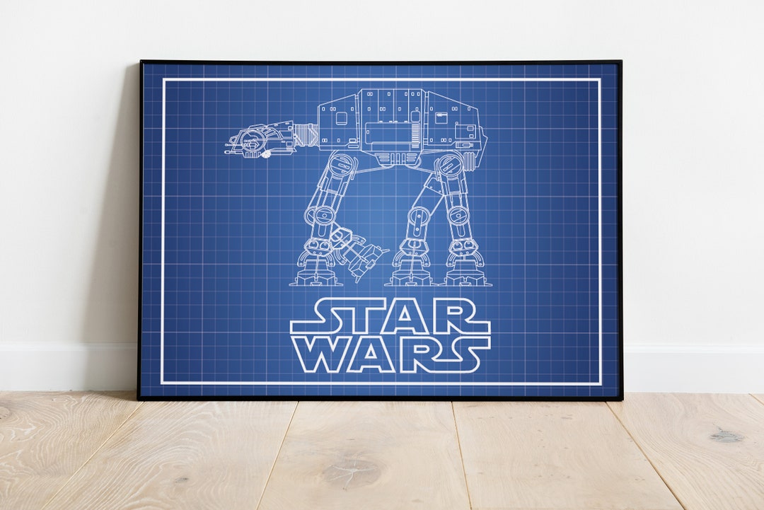 AT-AT Poster, Star Wars Pictures, Star Wars Poster, Mancave Art, Movie ...