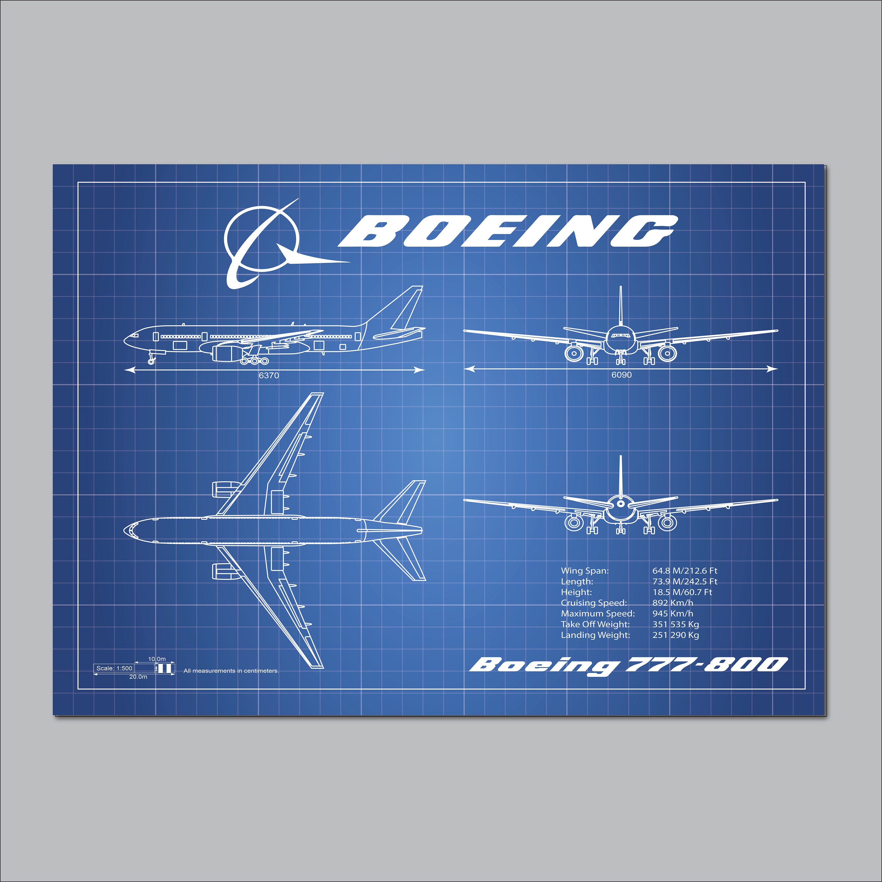 Boeing 777 Picture, Gift for Pilot, Aviation Gift, Gift for Him, 777 ...