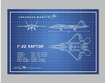 F 22 Raptor Blueprints