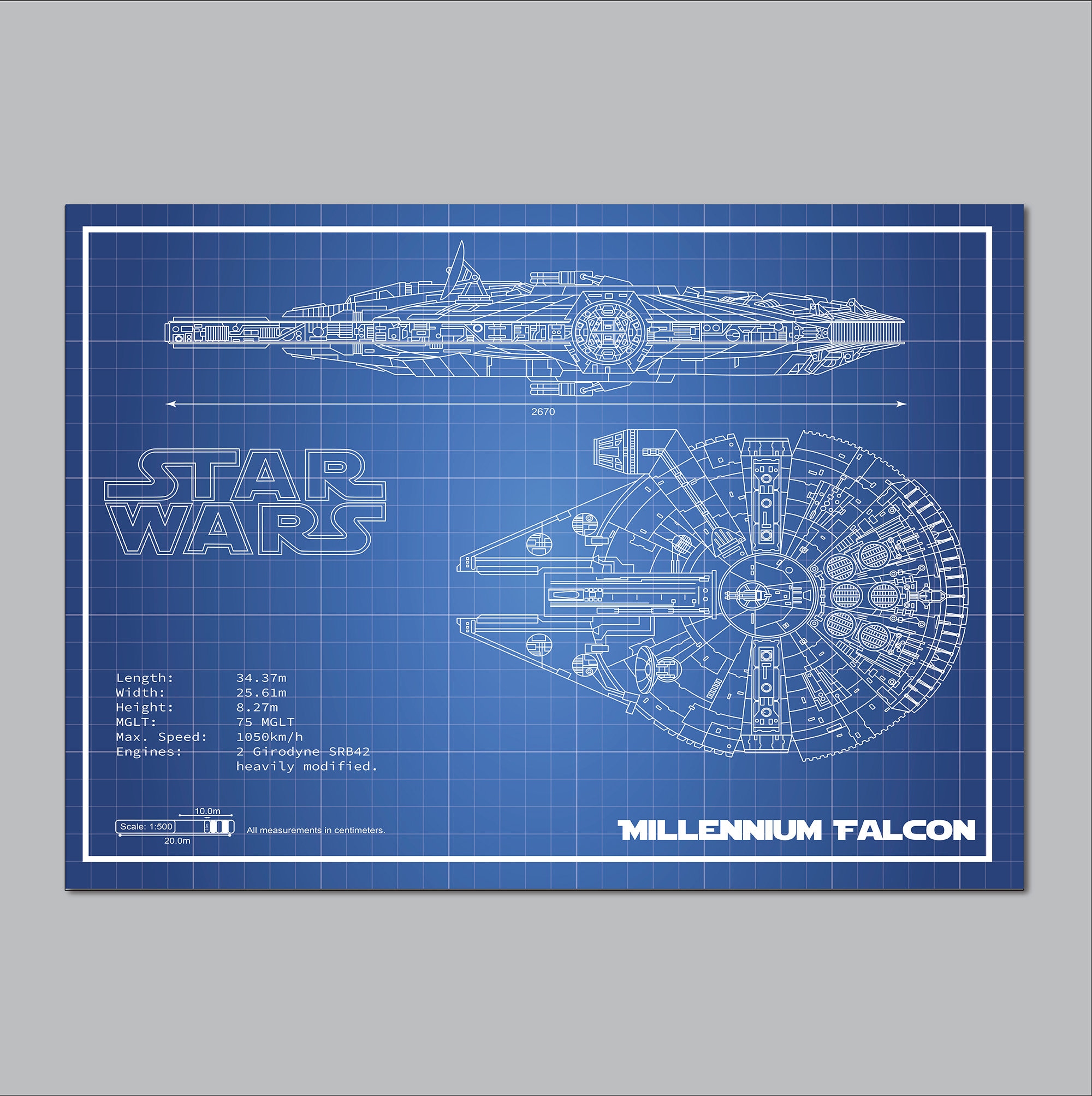 Millennium Falcon Poster Star Wars Star Wars Picture Star - Etsy