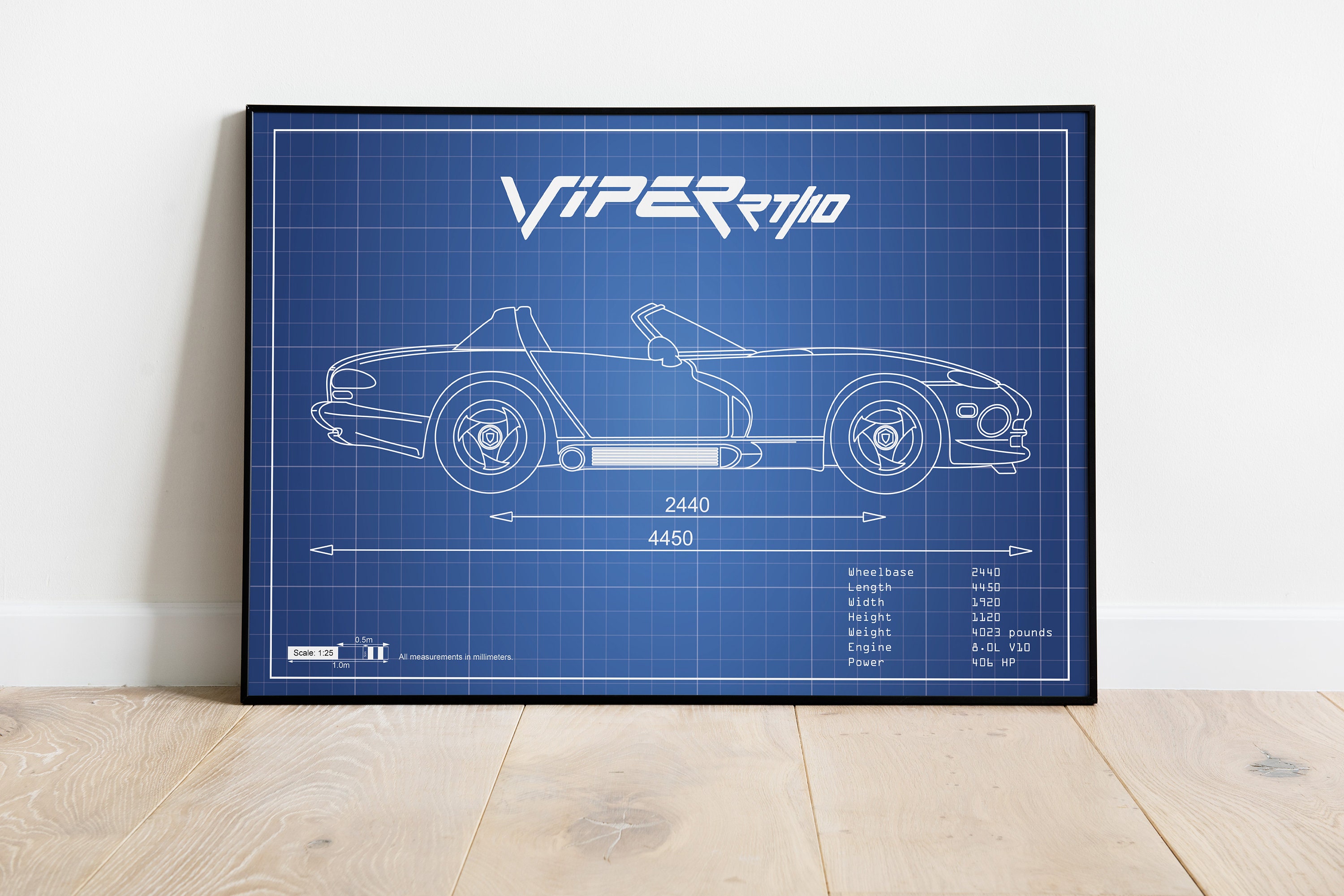 Viper RT/10, Dodge Viper, Mopar, Dodge, Car Blueprints, Car Poster ...