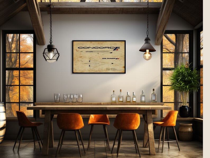 Concord Picture, Plane Artwork, Art for Pilots, Plane Posters, Aviation ...