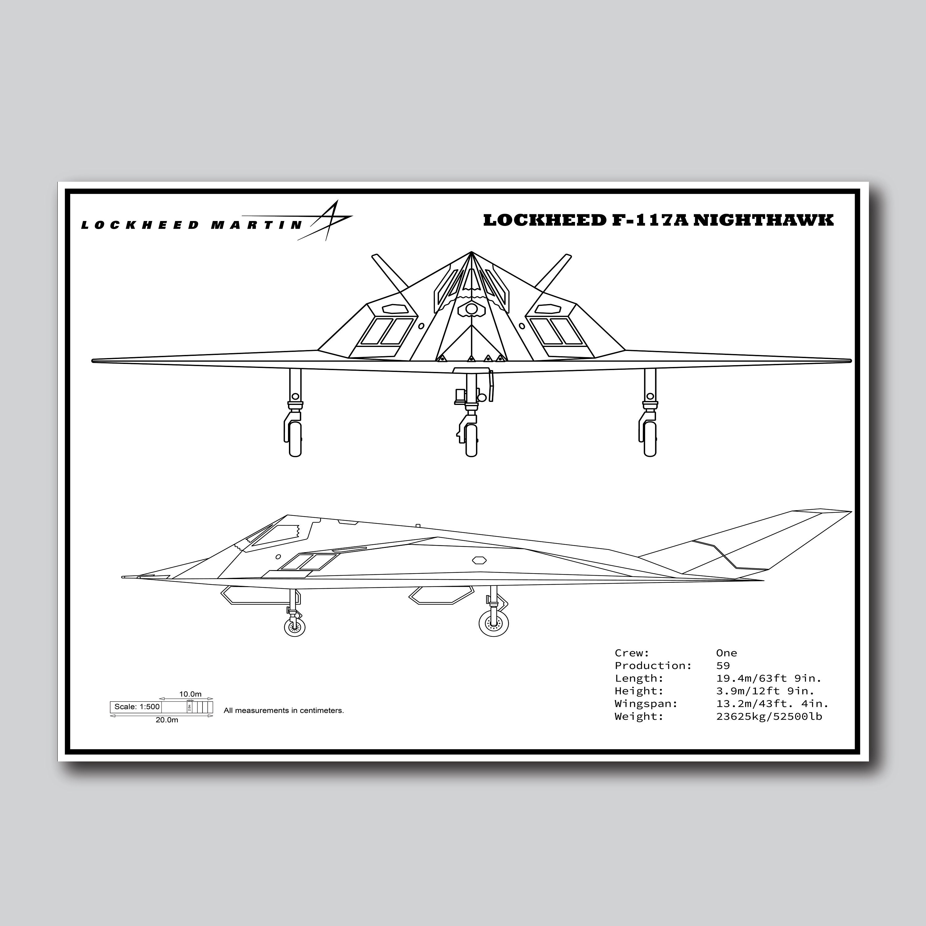 Plane Wall Art Nighthawk Plane Art Plane Gift Plane Poster - Etsy