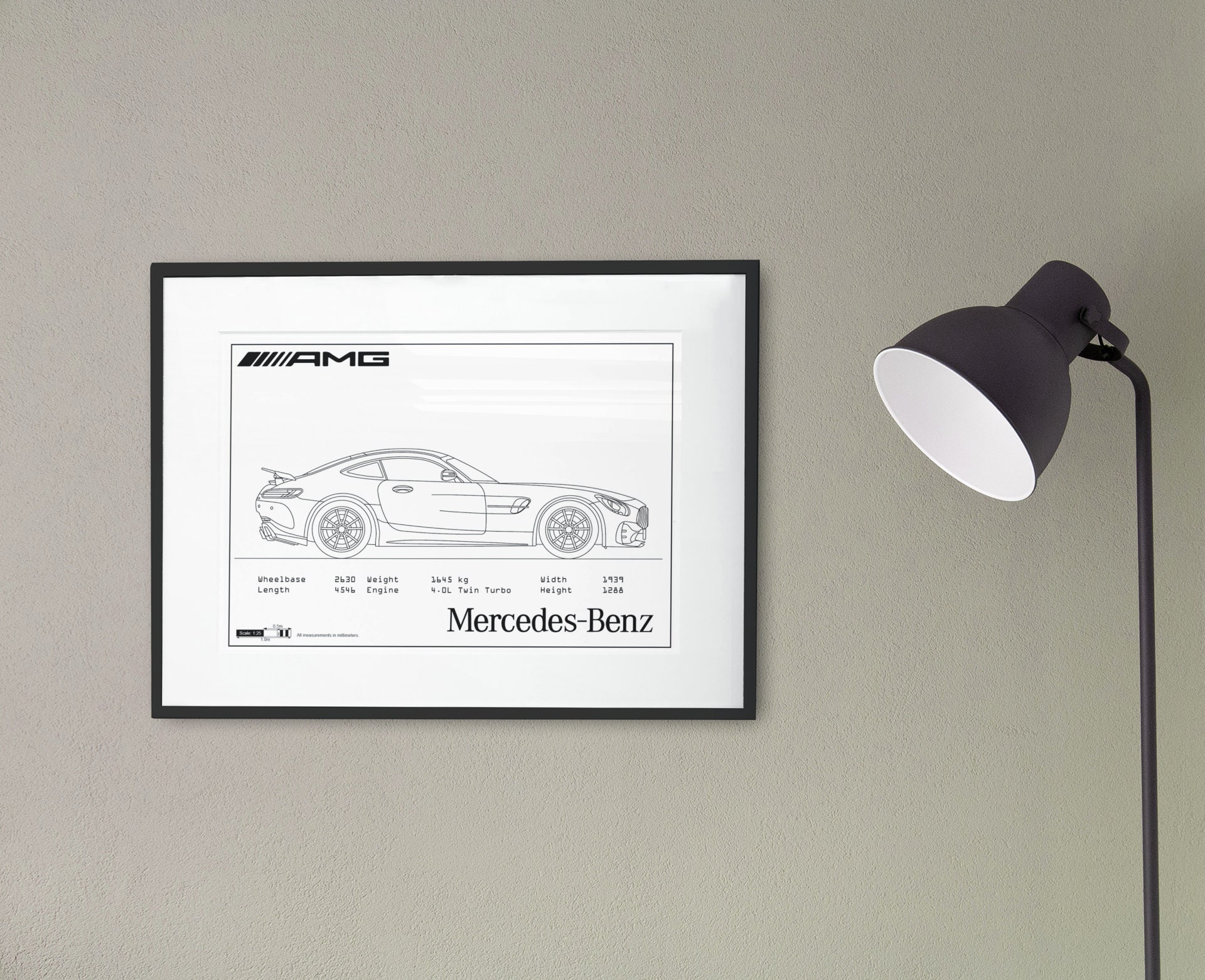 Mercedes Benz Poster, AMG GT, Car Blueprints, Car Picture, Garage ...