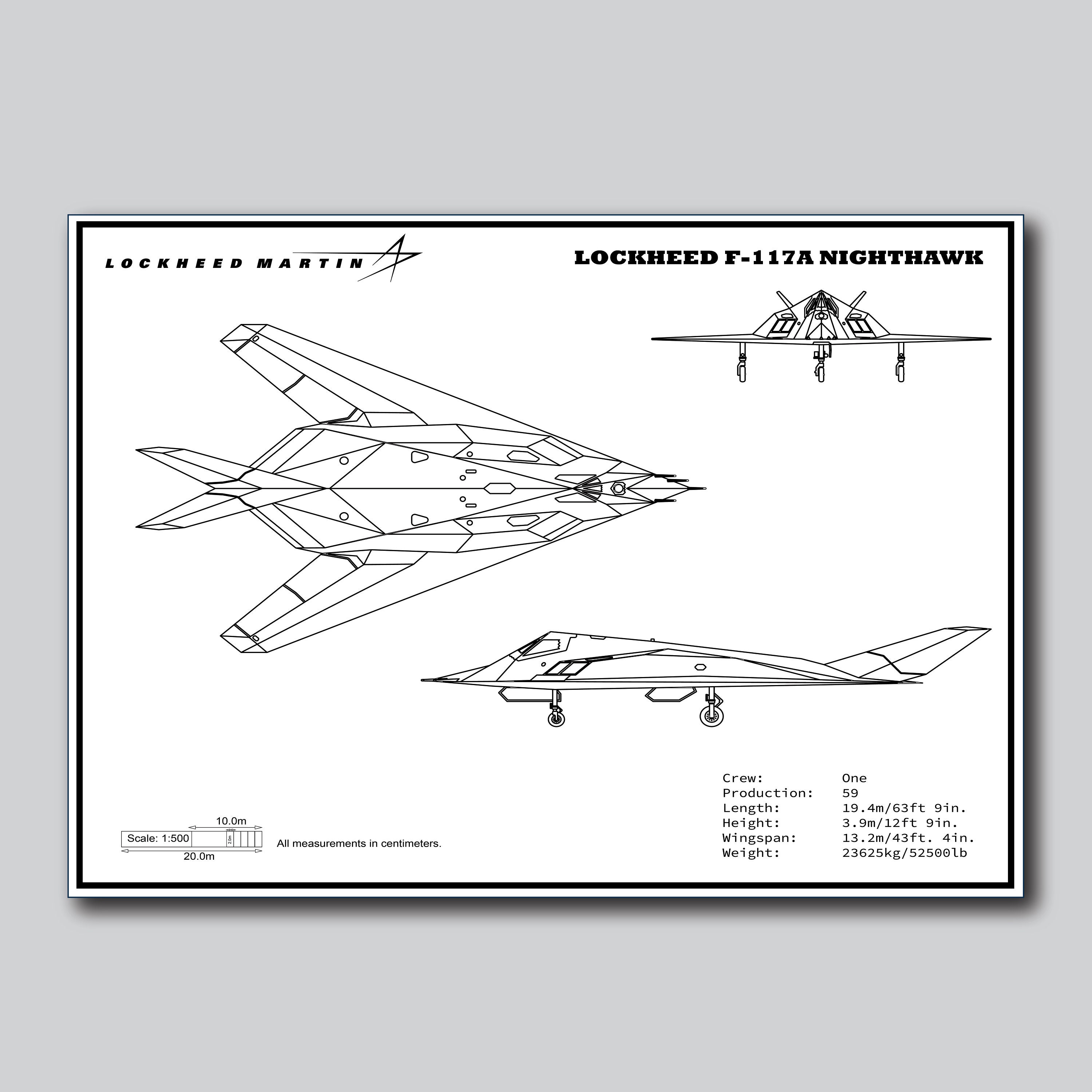 Blueprint of F22 Raptor, Plane Art, Plane Gift, Aircraft Poster ...