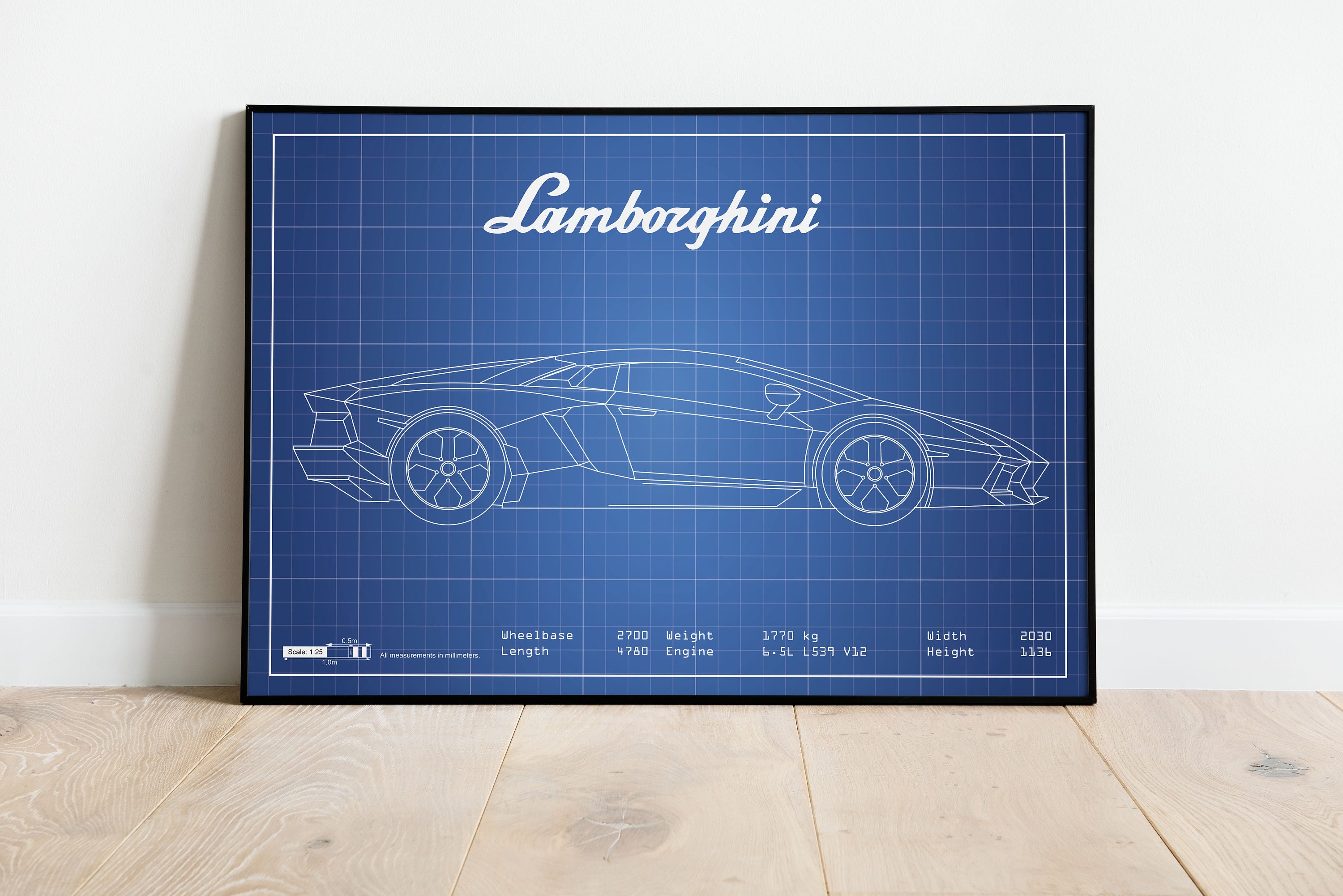 Lamborghini Gallardo Blueprint