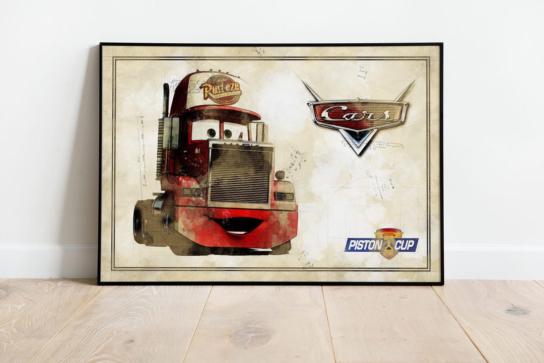 Mack Poster, Nursery Pictures, Cars Movie Poster,lightning Mcqueen ...
