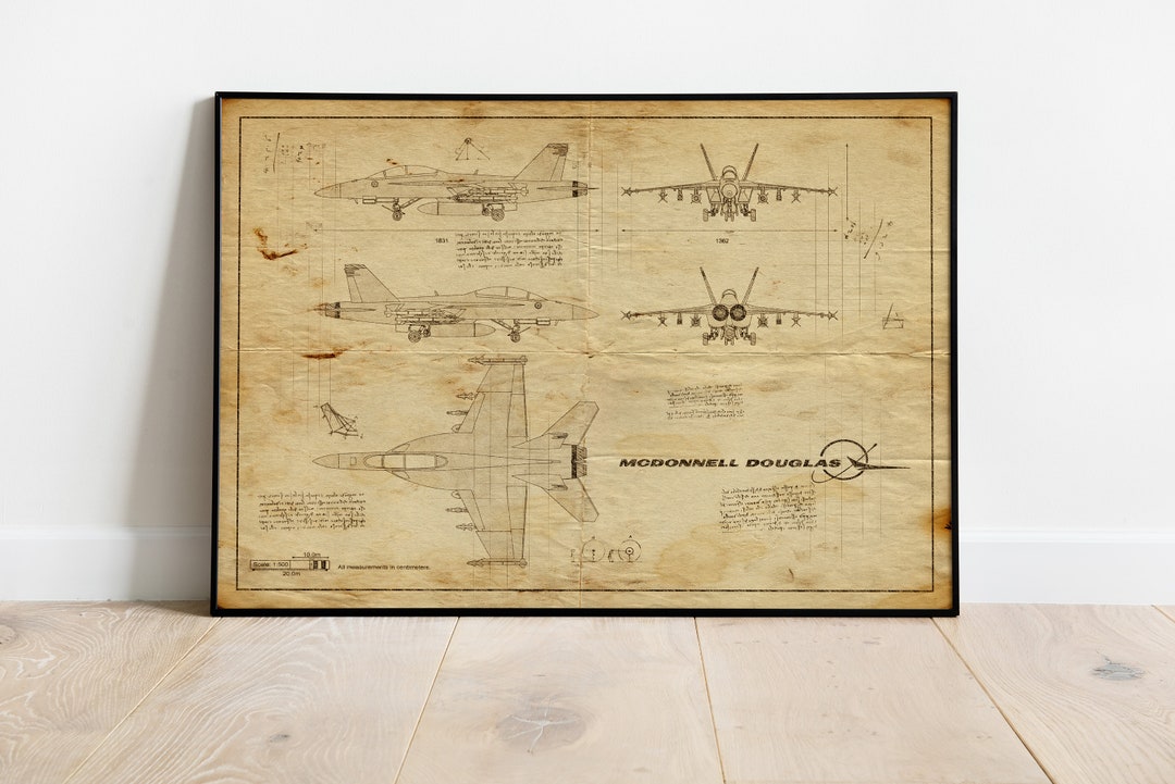 Airplane Wall Art, F18 Poster, Aviation Wall Decor, Gift for Pilot ...