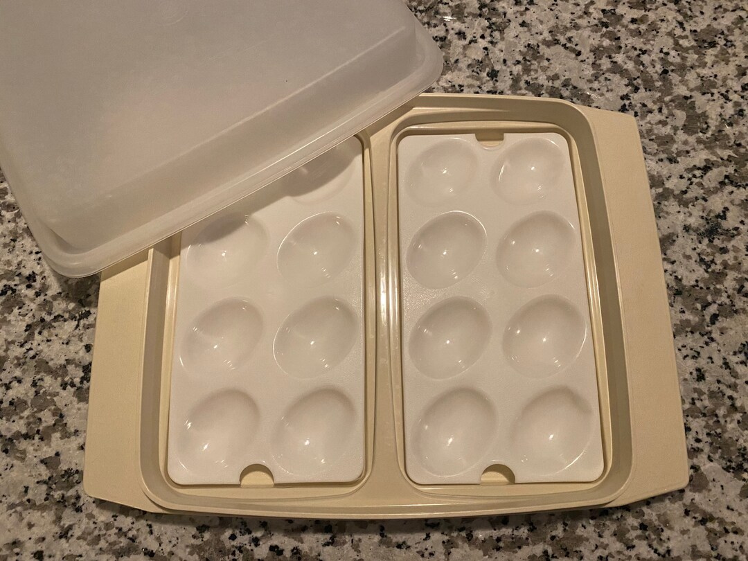 Tupperware Deviled Egg Storage Container - 4 Piece - Etsy