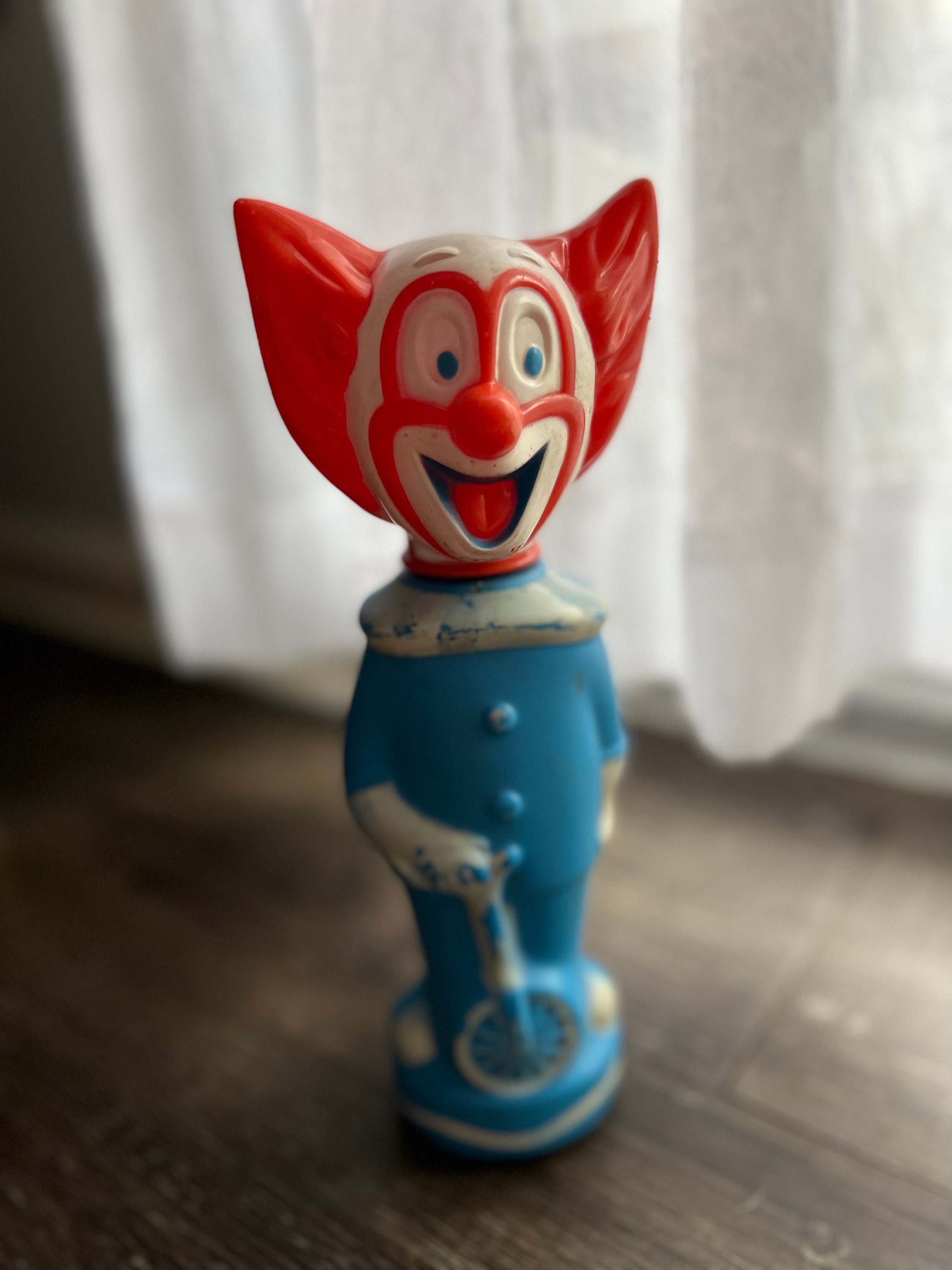 Vintage 1960 Bozo the Clown Soaky Time Bath Toy - Etsy