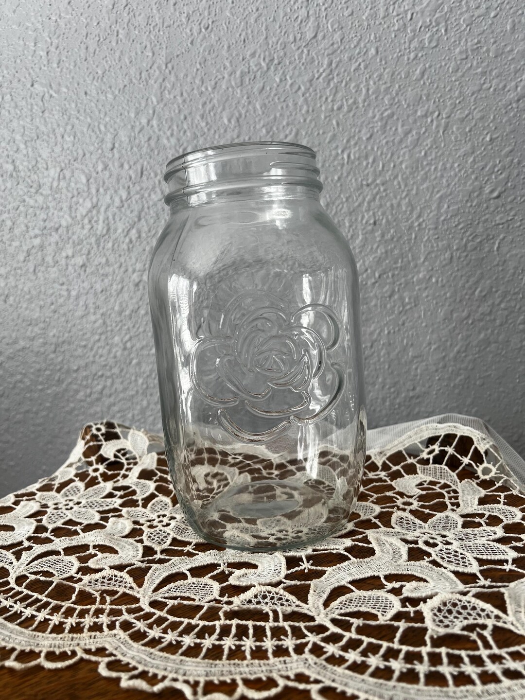 The Bouqs 1/2 Gallon Extra Large Glass Floral Mason Jar - Etsy