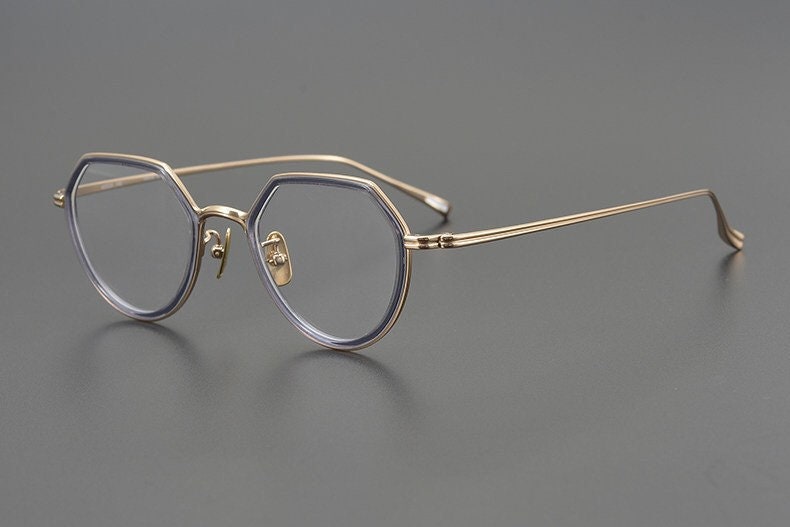 Vintage Odd Shaped Frame Unique Eyeglasses Blue Light - Etsy