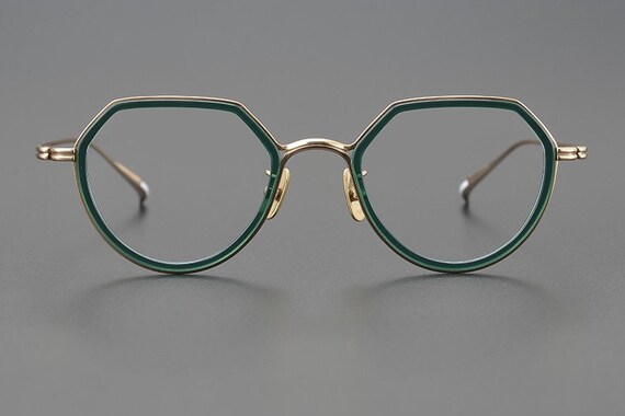 Vintage Odd Shaped Frame Unique Eyeglasses Blue Light - Etsy