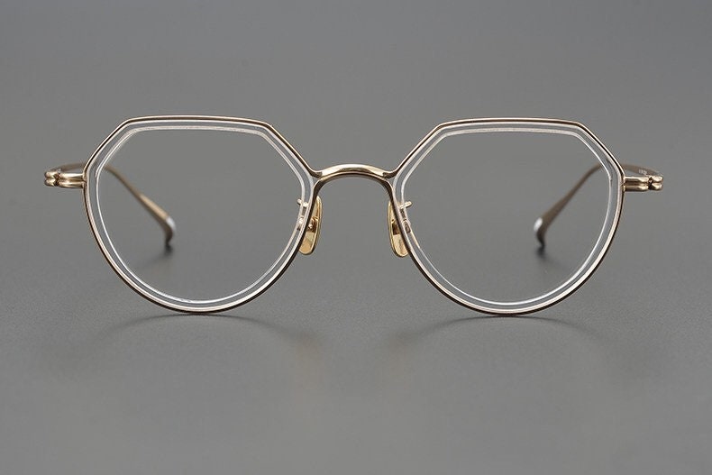 Vintage Odd Shaped Frame Unique Eyeglasses Blue Light - Etsy