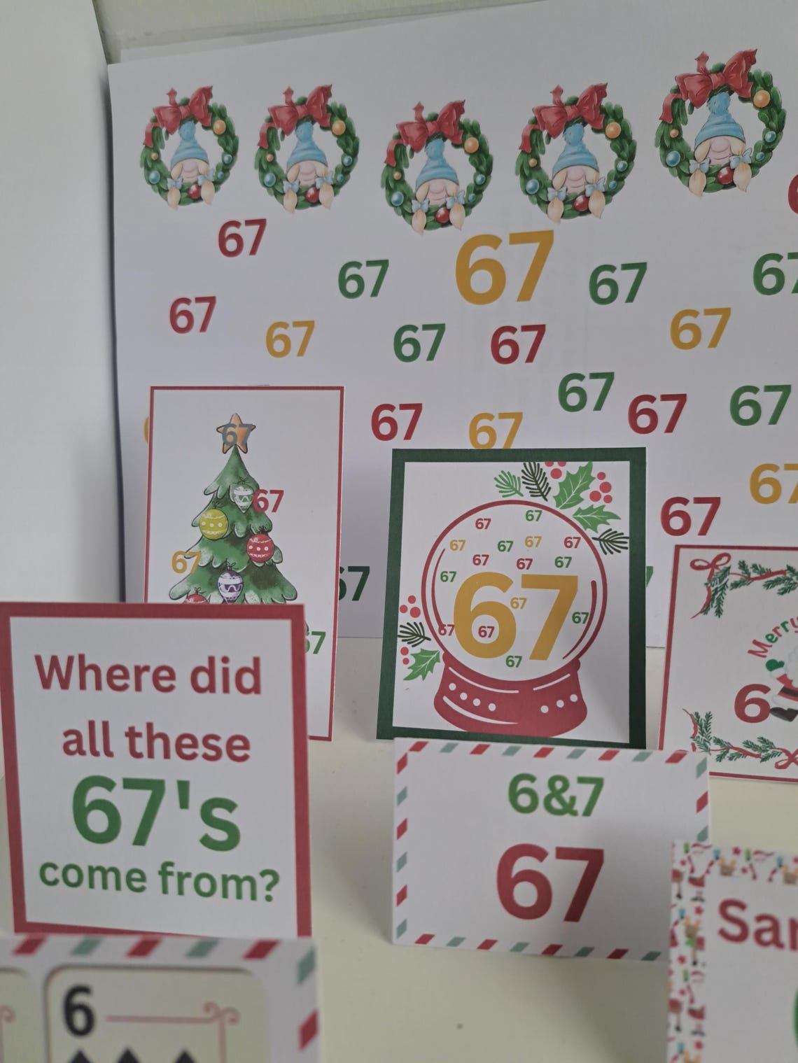 67 Elf Kit Prop Instant Download Printable Elf Signs and 67 Theme ...