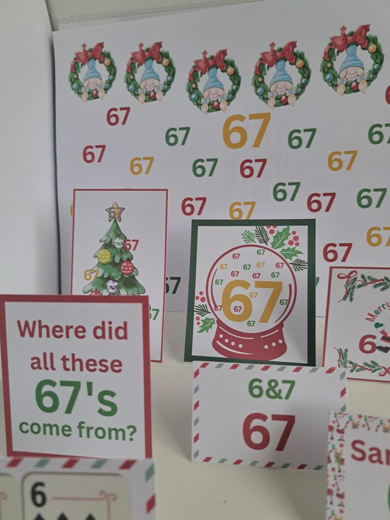 67 Elf Kit Prop Instant Download Printable Elf Signs and 67 Theme ...