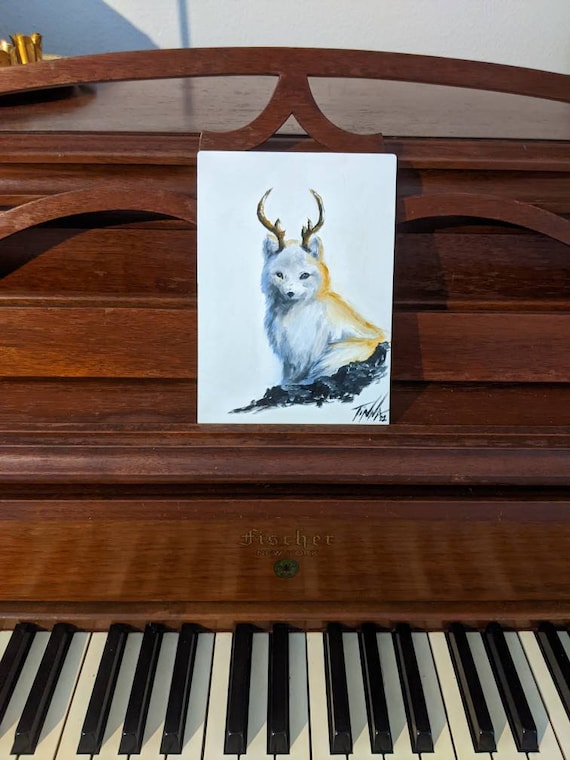 Fantasy Creatures Norse Mythology. Deerfox Original Oil - Etsy