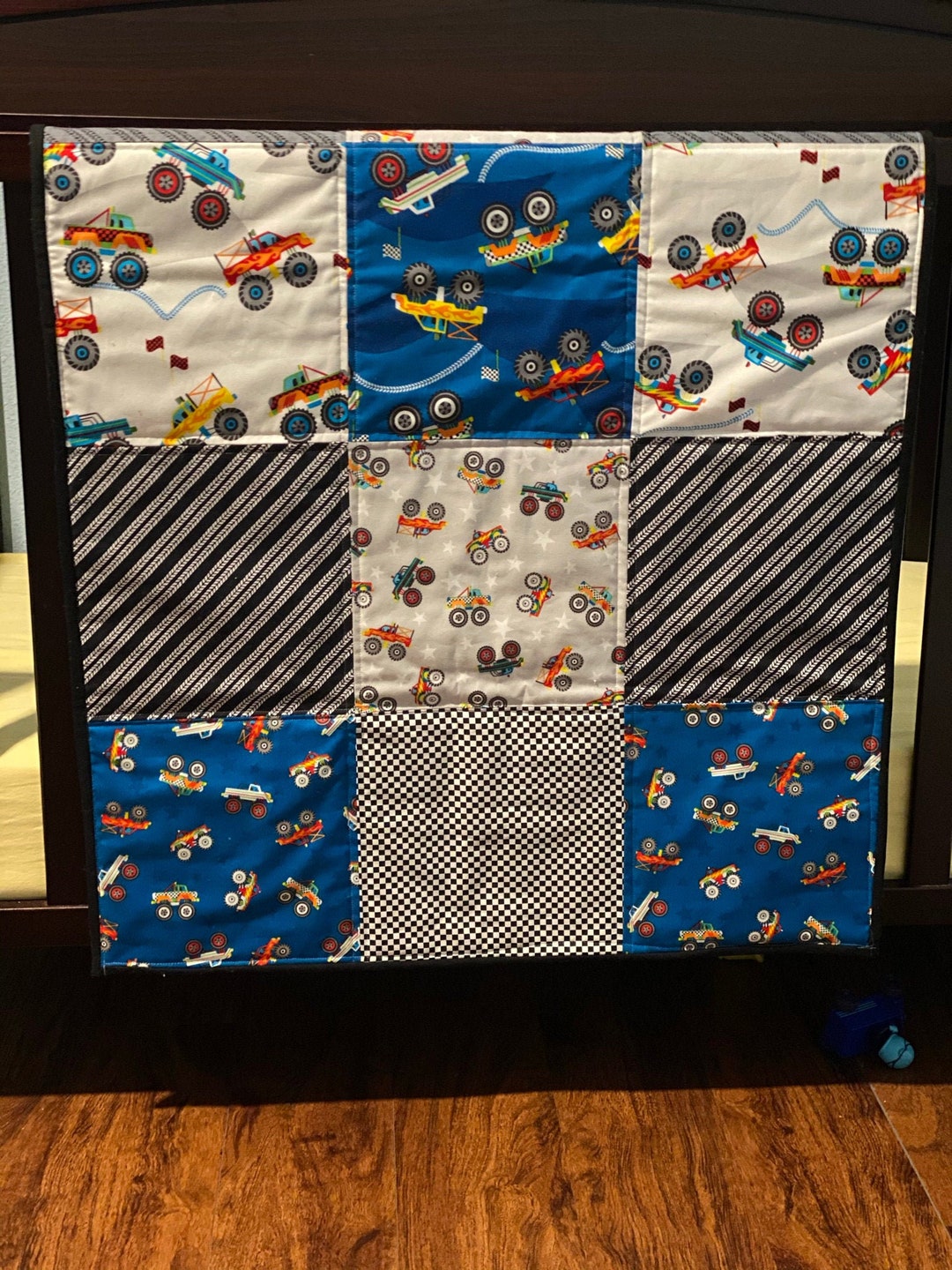 Monster Truck Madness Quilt - Etsy