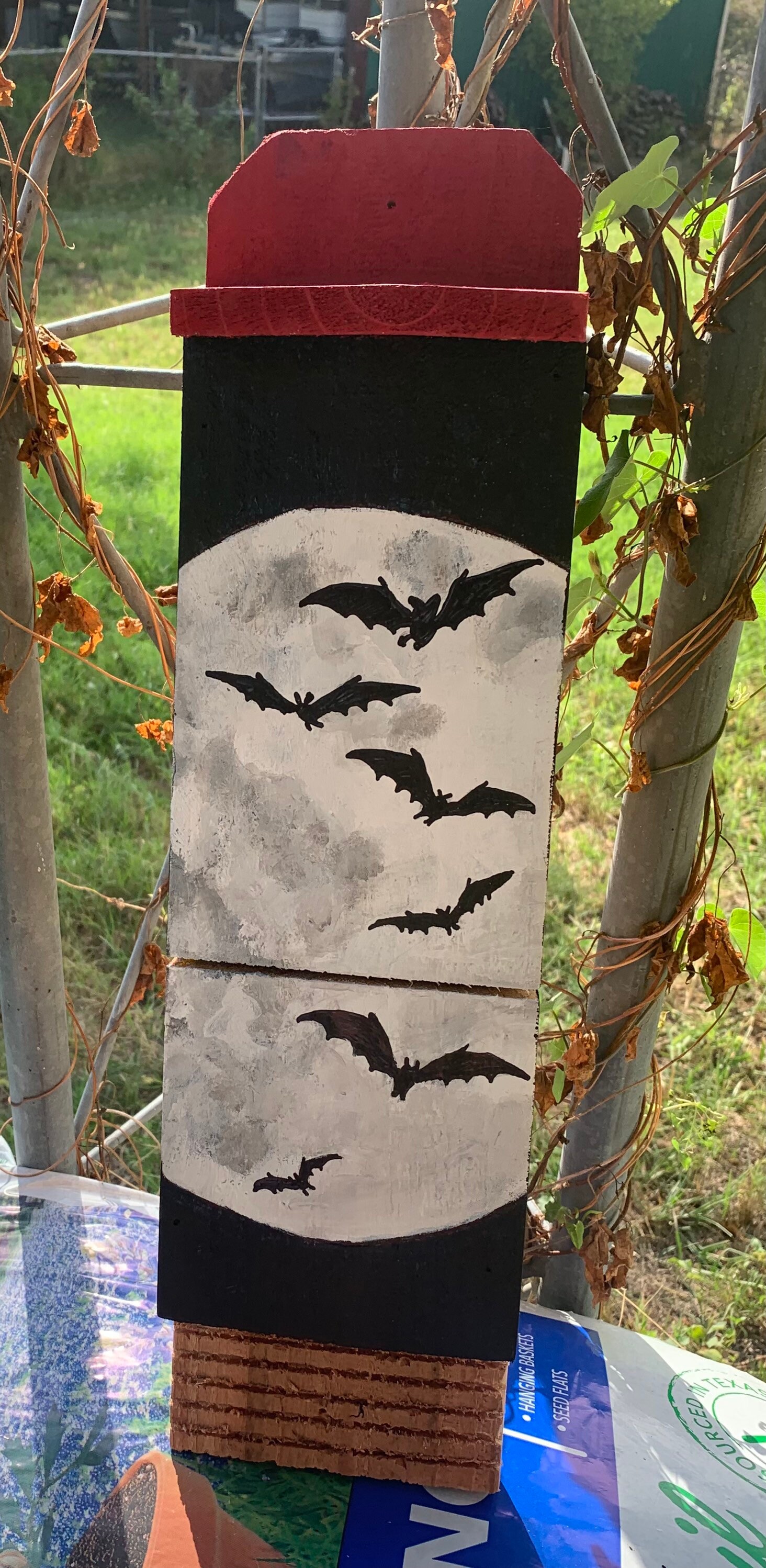 Bat House Yard Art - Etsy