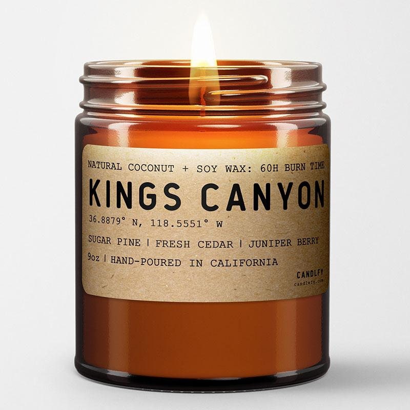 Kings Canyon California Scented Candle (sugar Pine, Fresh Cedar ...
