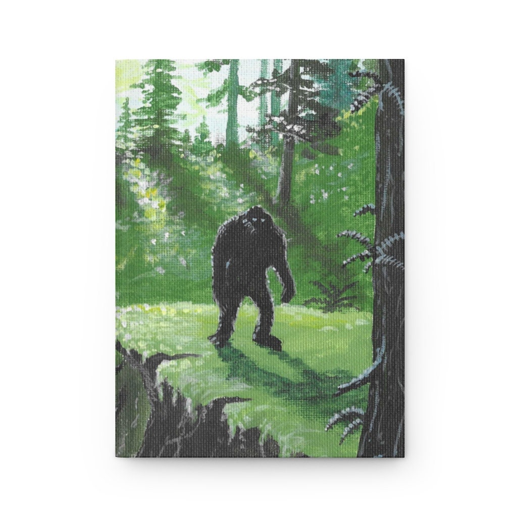 Sol Duc Sasquatch Notebook, Sasquatch Painting, Hardcover Journal, Gift ...
