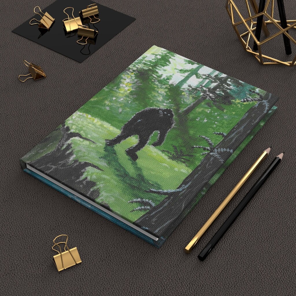 Sol Duc Sasquatch Notebook, Sasquatch Painting, Hardcover Journal, Gift ...