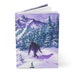 Snowy Mountain Sasquatch Notebook, Sasquatch Painting, Hardcover ...