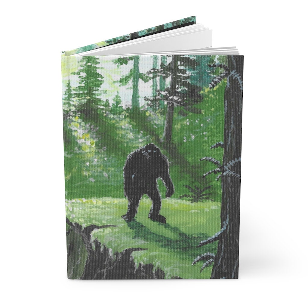 Sol Duc Sasquatch Notebook, Sasquatch Painting, Hardcover Journal, Gift ...