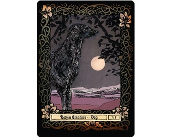 Mtg Dog Token - Etsy Ireland