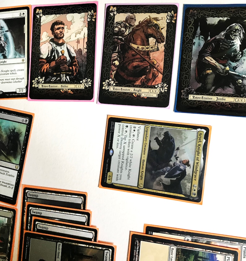 Centaur Creature Tokens Custom Illustrated Tokens for Mtg - Etsy UK