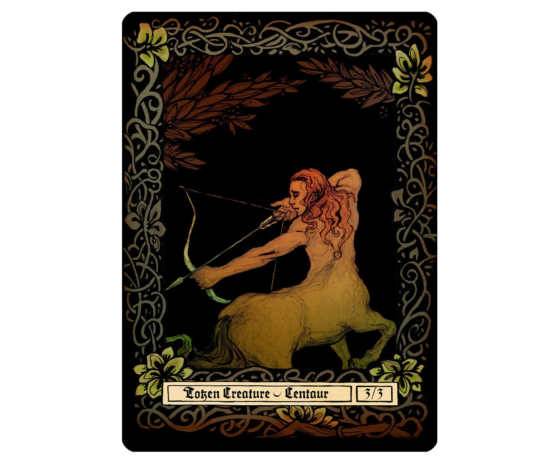 Centaur Creature Tokens - Custom Illustrated Tokens for Mtg - Etsy