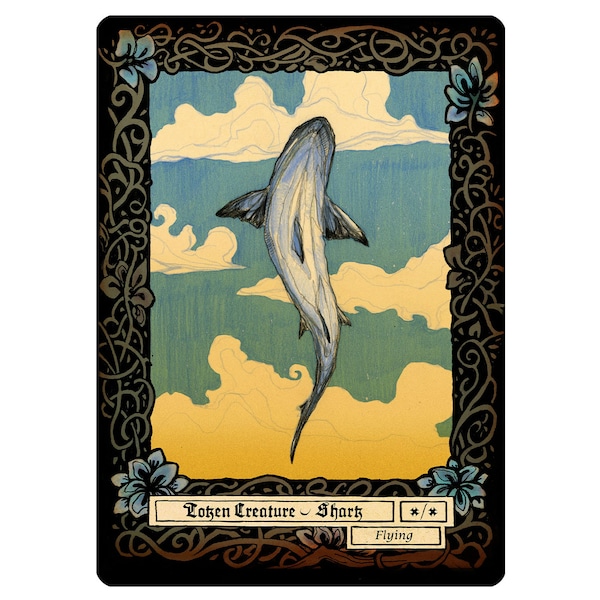 Shark Tokens Mtg - Etsy