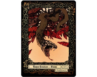Mtg Snake Tokens - Etsy