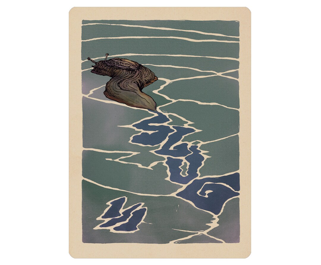 Slug Creature Token - Custom Illustrated Tokens for Mtg - Etsy