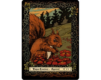 Squirrel Tokens Mtg - Etsy