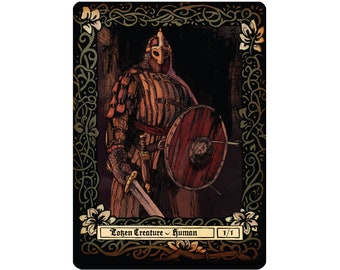 Mtg Human Token - Etsy