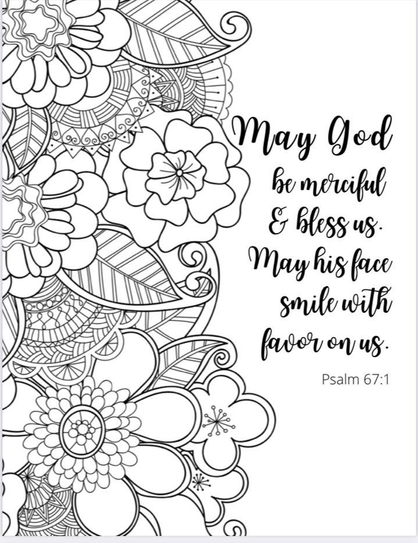 10 Bible Verse Colouring Pages for Meditation and Relaxation | Etsy