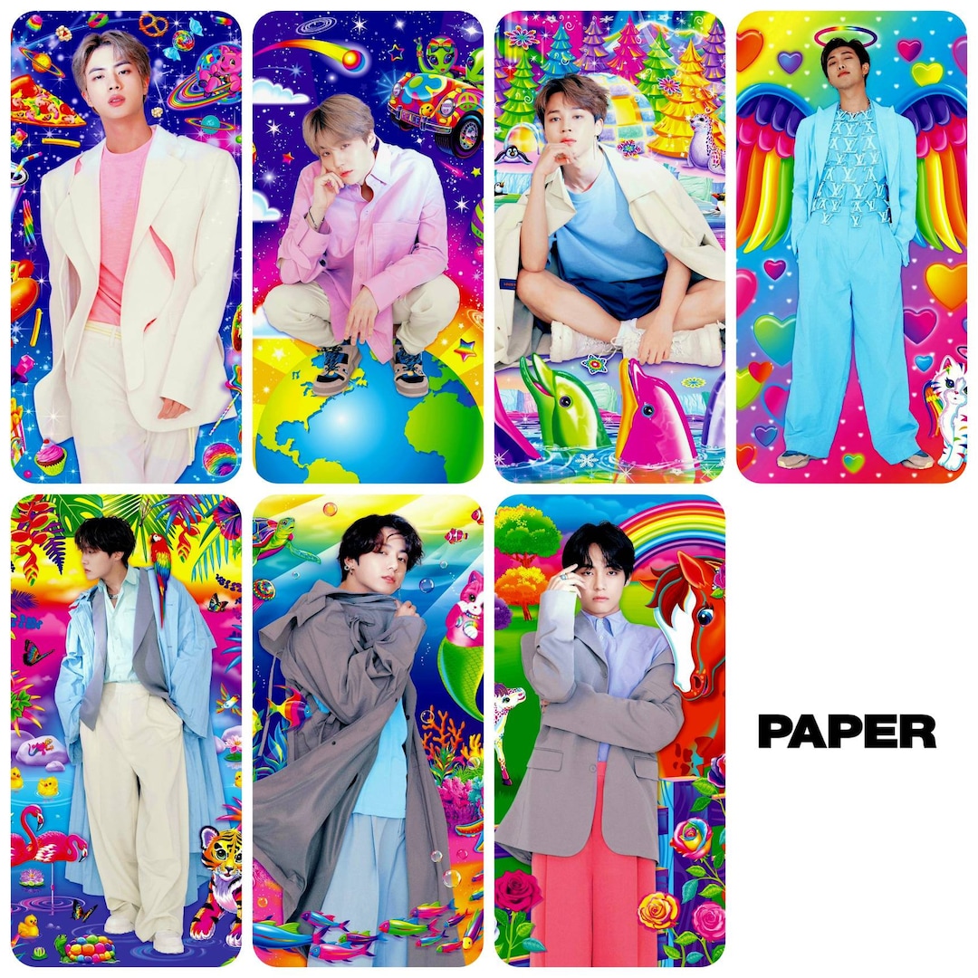 BTS Paper Magazine Photocards - Etsy